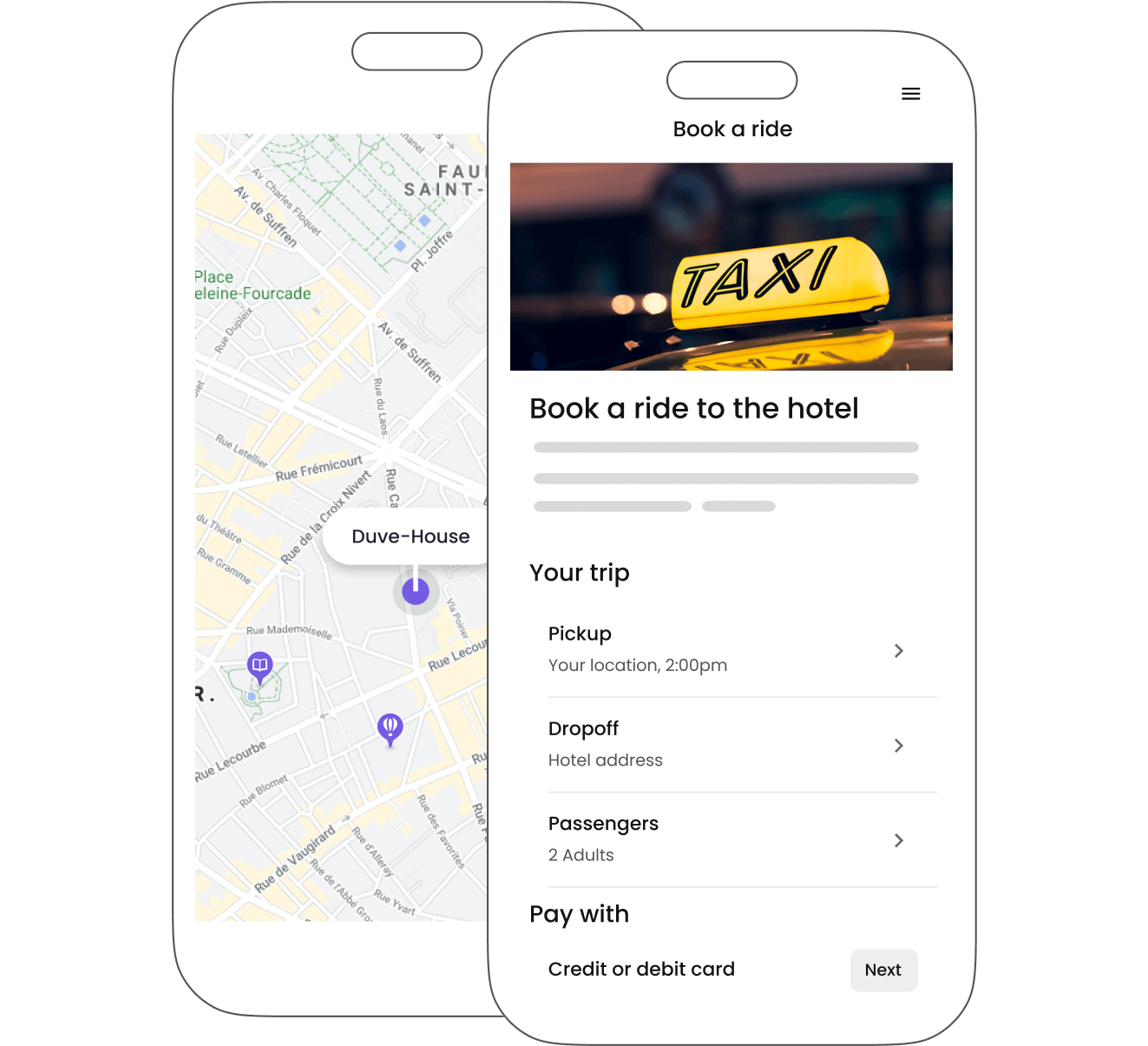 Online Check-in — Duve